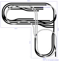 modellplan - Trix H0 C Gleisplan 260 X 260 cm